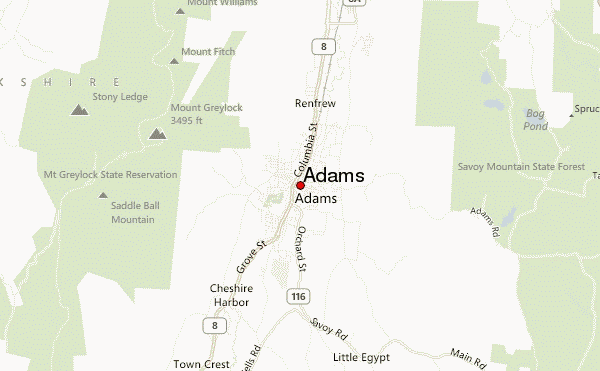 Adams, Massachusetts Weather Forecast