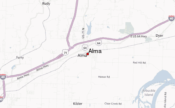 Prévisions météo pour Alma, Arkansas