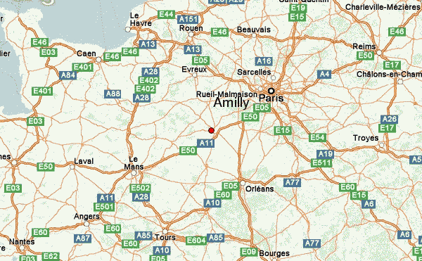 Prévisions météo pour Amilly, France