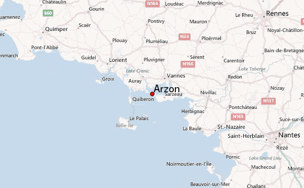 Prévisions météo pour Arzon