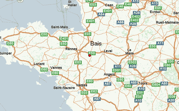 Bais, France Weather Forecast