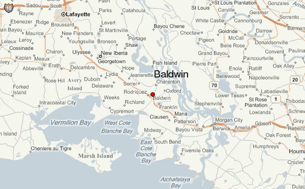 Baldwin, Louisiana Weather Forecast
