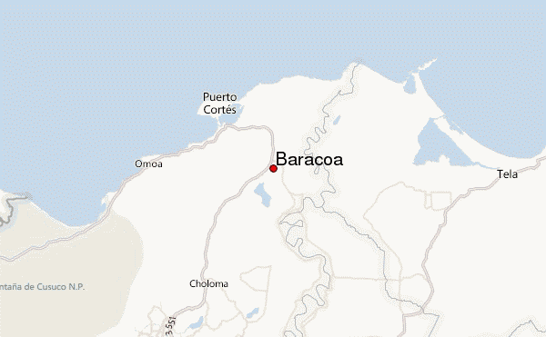 Previsión del Tiempo para Baracoa, Honduras