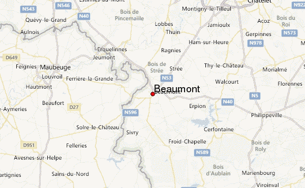 Previsión del Tiempo para Beaumont, Bélgica