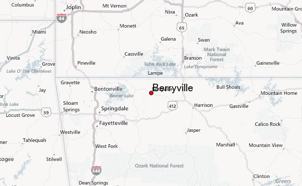 Berryville Weersverwachting
