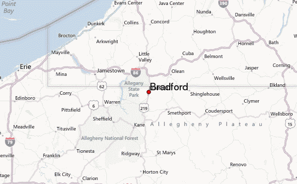 Bradford, Pennsylvania Weather Forecast