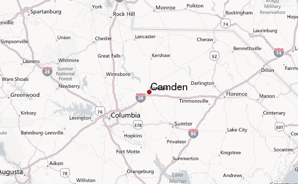 Camden, South Carolina Weather Forecast