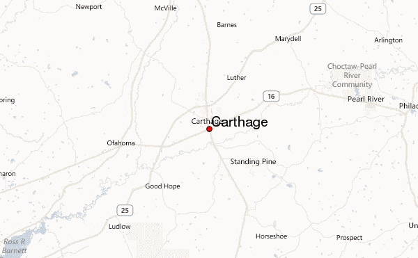 Carthage, Mississippi Weather Forecast