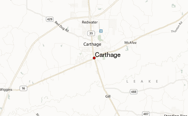 Carthage, Mississippi Weather Forecast
