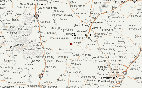 Carthage, North Carolina Weather Forecast