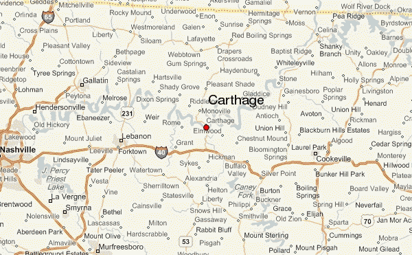 Carthage, Tennessee Weather Forecast