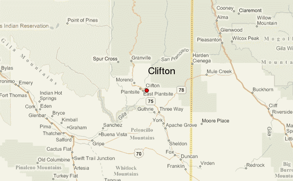 Clifton, Arizona Weather Forecast