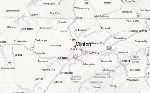 Previsión del Tiempo para Clinton, Tennessee