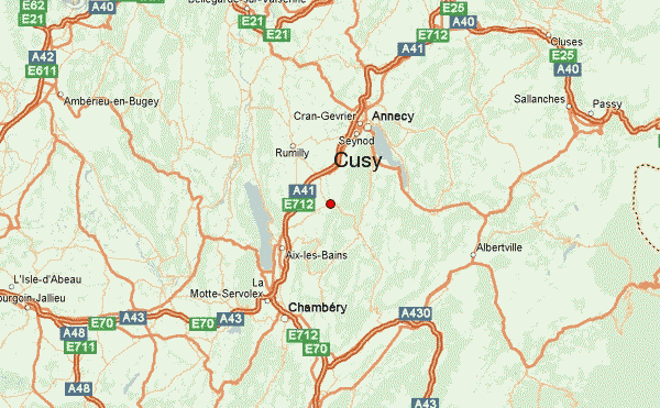 Prévisions météo pour Cusy