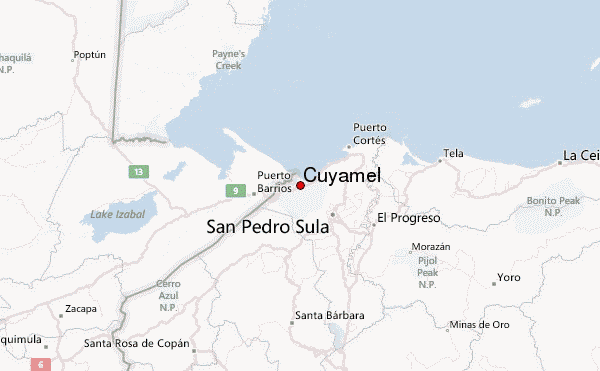 Previsión del Tiempo para Cuyamel