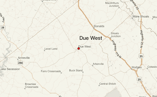 Due West Weather Forecast