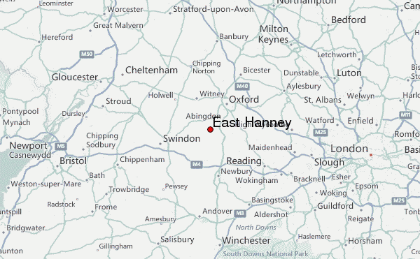 East Hanney Weersverwachting