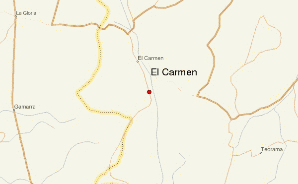 Previsión del Tiempo para El Carmen, Colombia, Norte de Santander