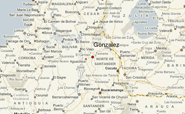 Gonzalez, Colombia Weather Forecast
