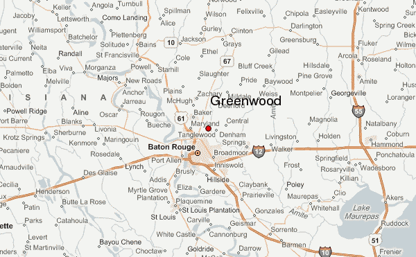 Greenwood, Louisiana Weather Forecast