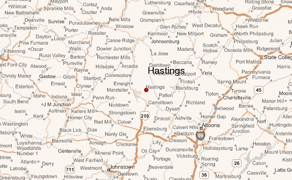 Hastings, Pennsylvania Weather Forecast