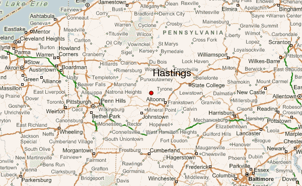 Hastings, Pennsylvania Weather Forecast