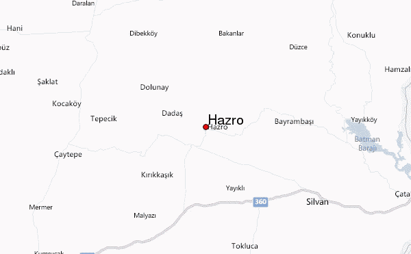 Hazro, Republic of Türkiye Weather Forecast