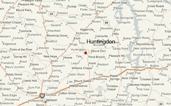 Huntingdon, Tennessee Weather Forecast