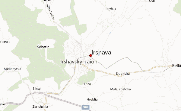 Irshava Weather Forecast