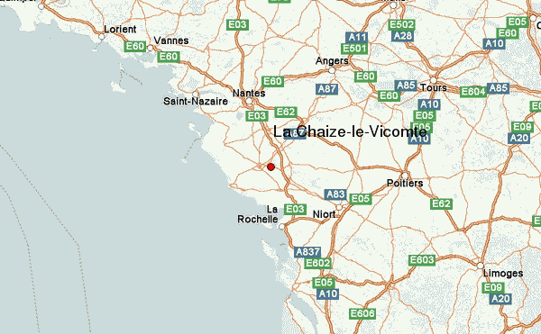 Prévisions météo pour La Chaize-le-Vicomte