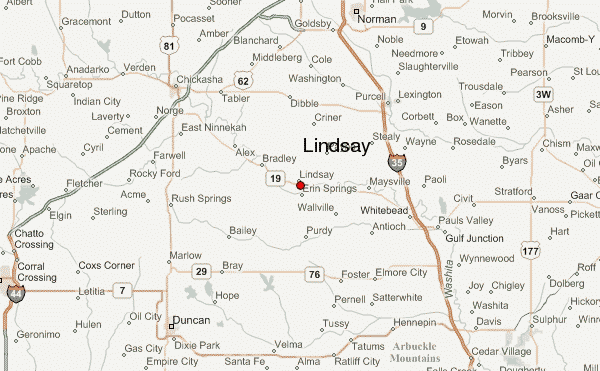 Lindsay, Oklahoma Weather Forecast