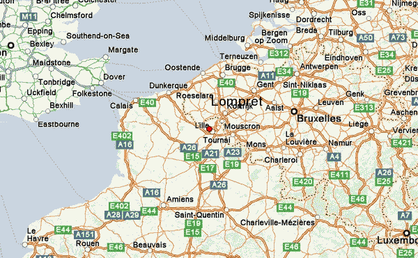 Prévisions météo pour Lompret