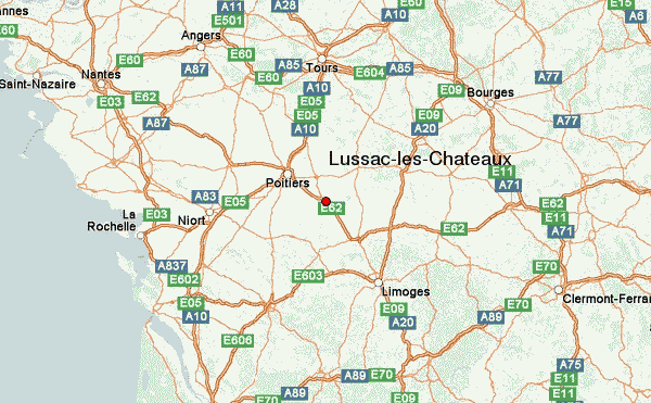 Lussac-les-Chateaux Weather Forecast