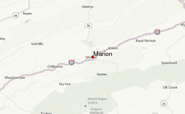 Marion, Virginia Weather Forecast
