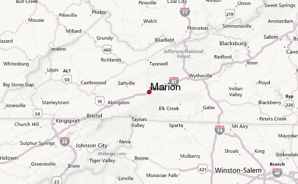 Marion, Virginia Weather Forecast