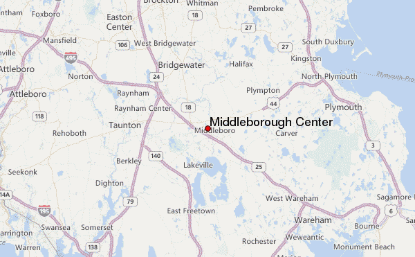 Middleborough Center Weather Forecast