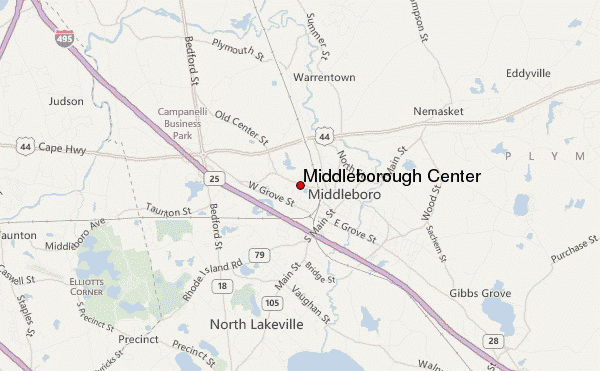 Middleborough Center Weather Forecast