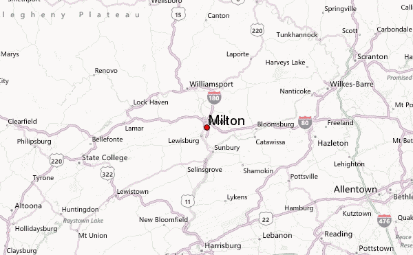Milton, Pennsylvania Weather Forecast