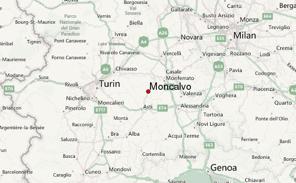 Prévisions météo pour Moncalvo