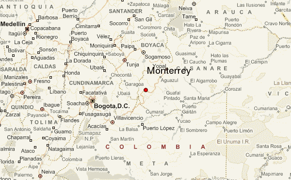 Monterrey, Colombia Weather Forecast