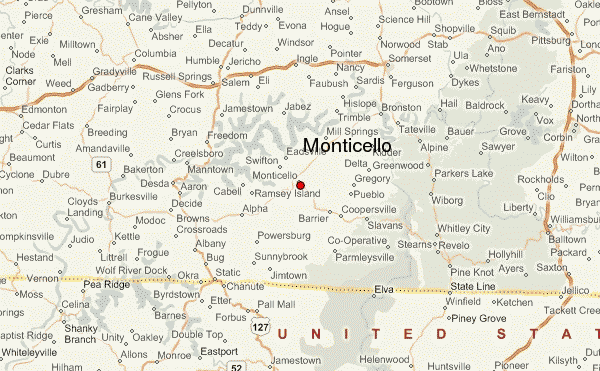 Previsión del Tiempo para Monticello, Kentucky, Estados Unidos