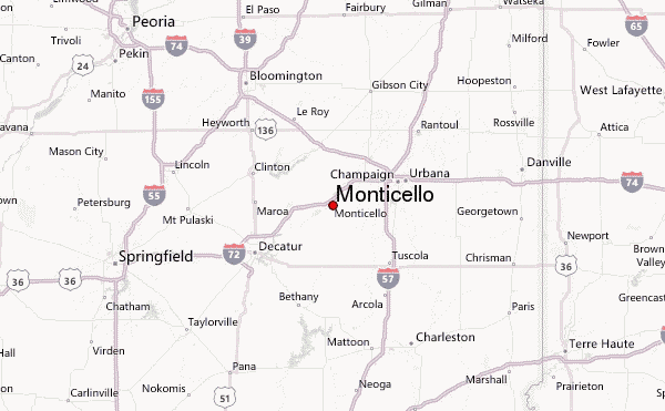 Previsión del Tiempo para Monticello, Illinois