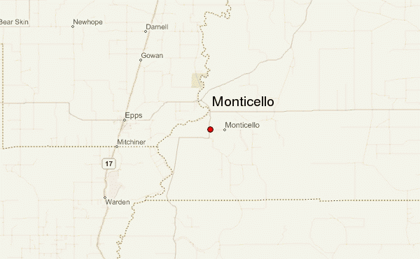 Monticello, Louisiana, United States Weather Forecast