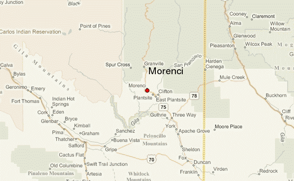 Morenci, Arizona Weather Forecast