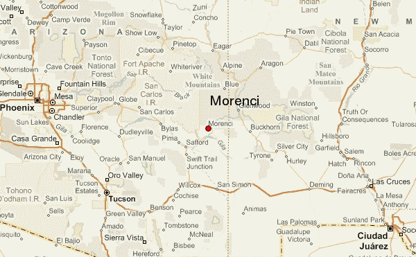 Morenci, Arizona Weather Forecast