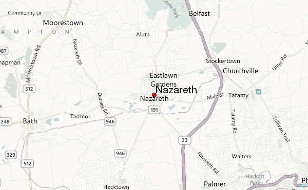 Nazareth, Pennsylvania Weather Forecast