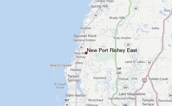 New Port Richey East Weather Forecast