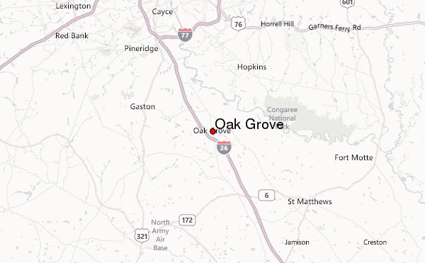Oak Grove, South Carolina Weather Forecast