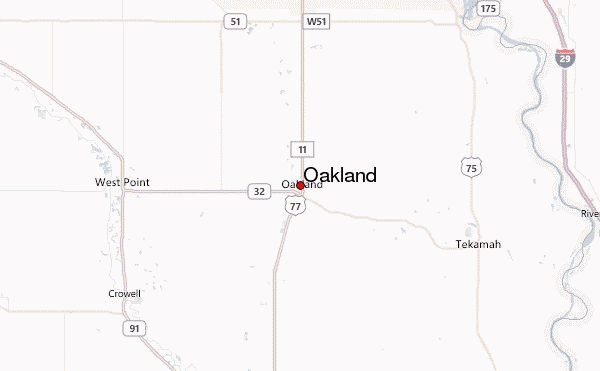 Oakland, Nebraska Weather Forecast
