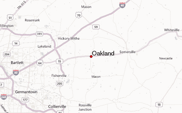 Oakland, Tennessee Weather Forecast